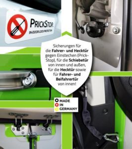 Einbruchsicherung für Wohnmobile - PRICKSTOP